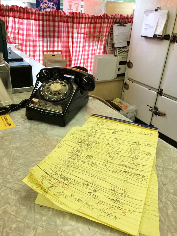That rotary phone and handwritten order pad aren't retro affectations&mdash;they're authentic artifacts from a place where quality trumps trendiness.
