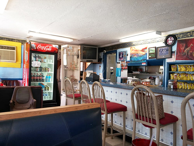 Counter seating: where solo diners become part of the BBee's family and regulars exchange local wisdom over steaming cups of coffee.
