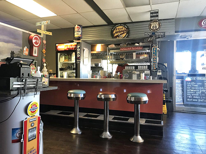 Counter seating that feels like front-row tickets to the best show in town&mdash;breakfast theater with a side of local conversation.