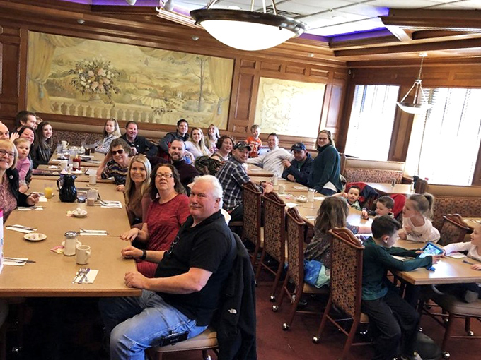 Multi-generational gatherings prove that good taste runs in families. Everyone's smiling because someone else is doing the dishes.