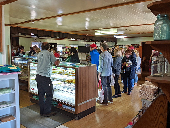 The line forms early and with purpose. These customers aren't just waiting&mdash;they're participating in a ritual of anticipation and reward.