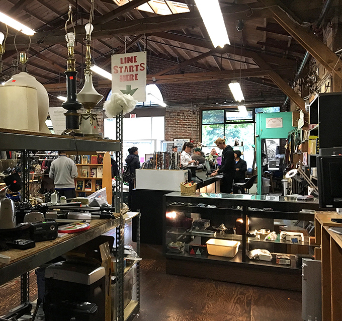 The heart of any thrift store: that magical space where treasures change hands and staff witness the daily parade of possibility.