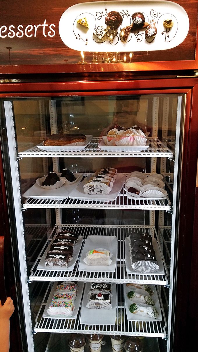 The dessert case&mdash;where breakfast and dessert blur deliciously. Because sometimes pancakes just aren't enough of a sugar rush.