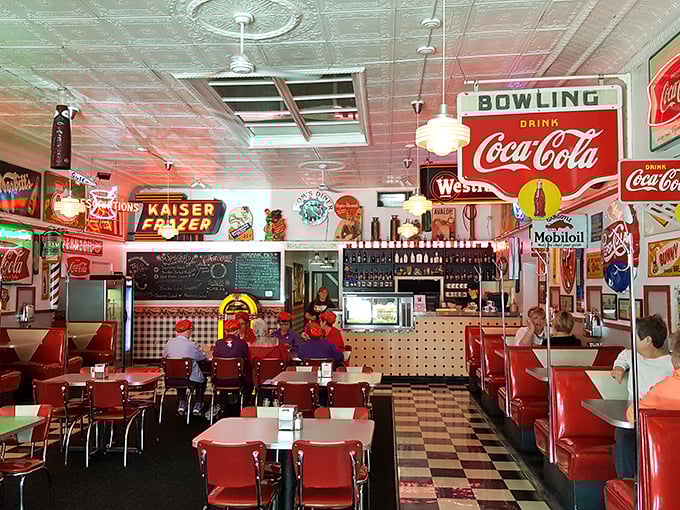 Where locals and travelers unite under the universal language of "pass the ketchup." Every table tells a story; every booth holds a memory.