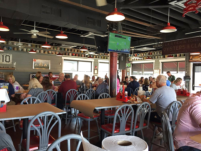 Where locals and visitors unite in the pursuit of perfect seafood. The packed dining room tells you everything you need to know about the quality.