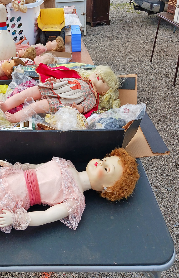 The doll section might be either nostalgic or slightly unsettling, depending on your childhood &ndash; these silent witnesses to decades past await new adventures.