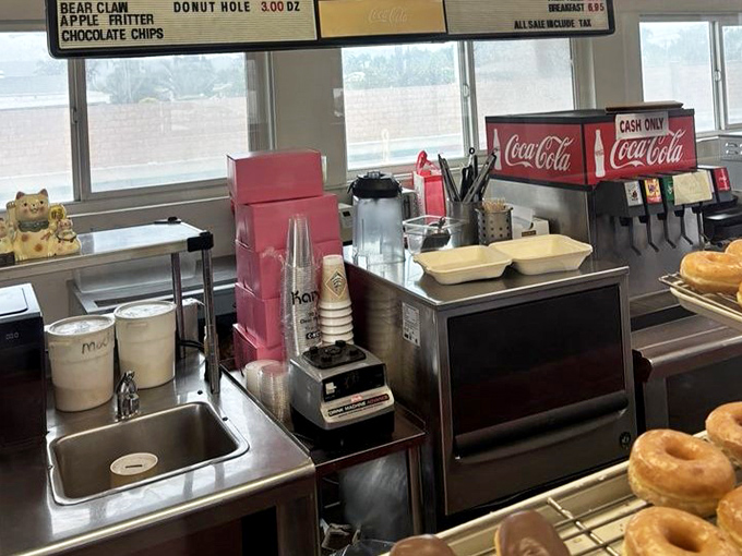 The unsung heroes of donut enjoyment: coffee and beverages. Because every great donut deserves a worthy liquid companion.