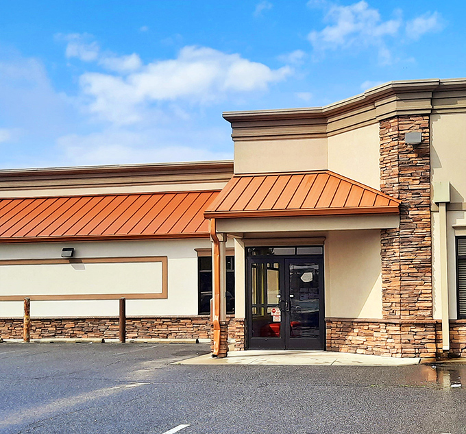 The entrance promises what every hungry traveler seeks &ndash; shelter from the storm of an empty stomach. 