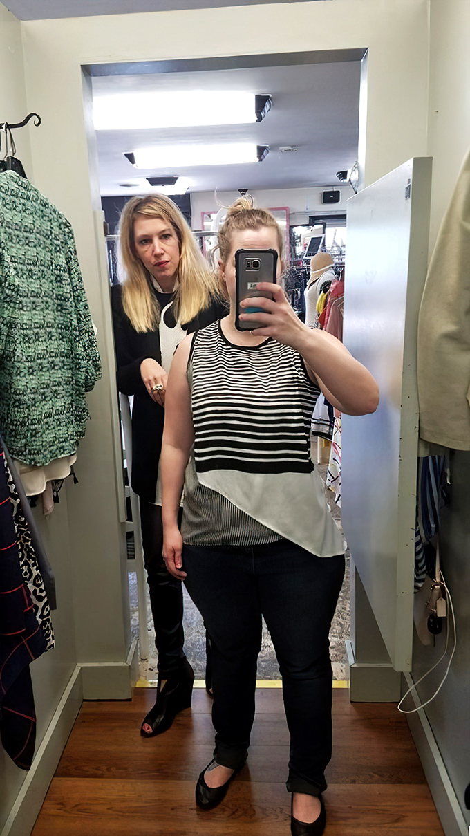 Mirror, mirror in the stall, who found the best bargain of them all? (Spoiler: it's you.)