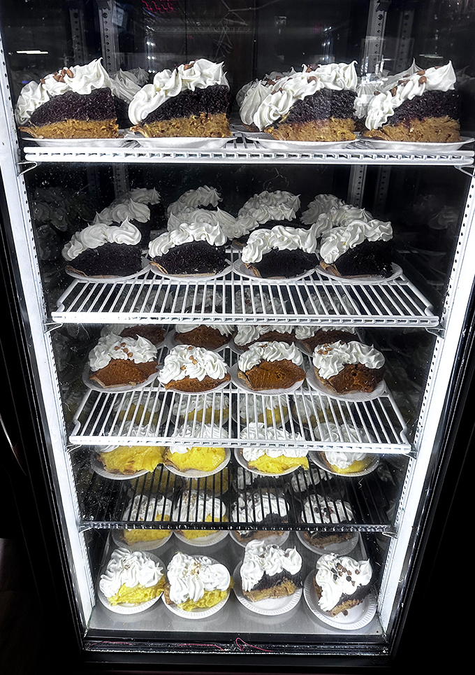 Freshly baked pies cooling like precious gems, each one a masterpiece waiting to create unforgettable moments.