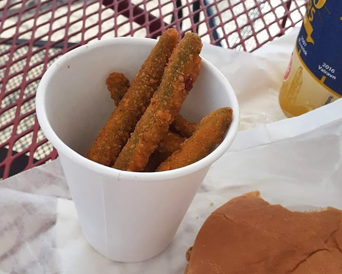 Fried pickles that deliver that perfect pucker-crunch combination&mdash;like a tangy high-five for your mouth.
