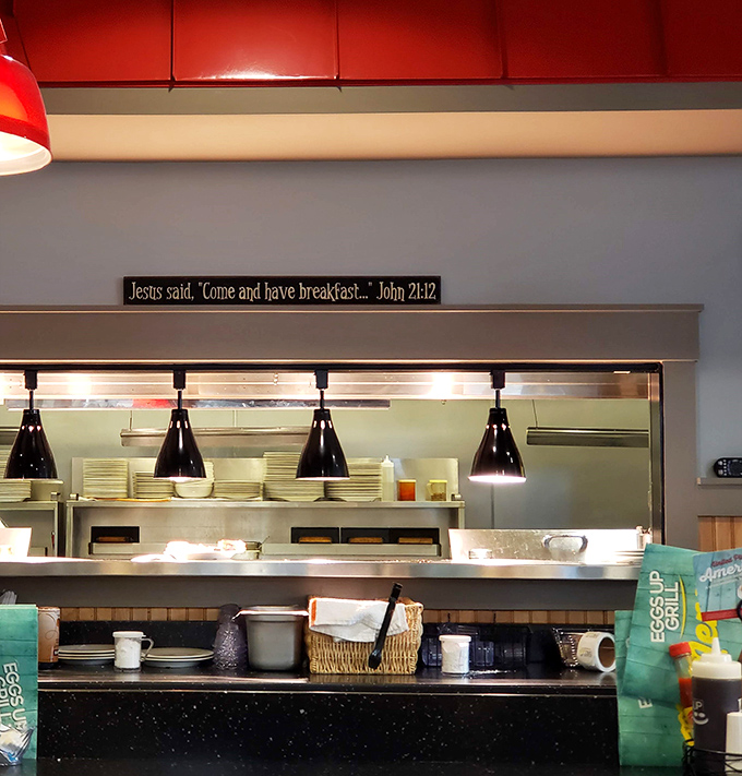 "Come and have breakfast" &ndash; both biblical wisdom and practical advice. The kitchen pass reveals where morning miracles happen.