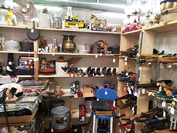 Tools with the patina of purpose &ndash; each worn handle and weathered edge tells of barns raised and homes built.