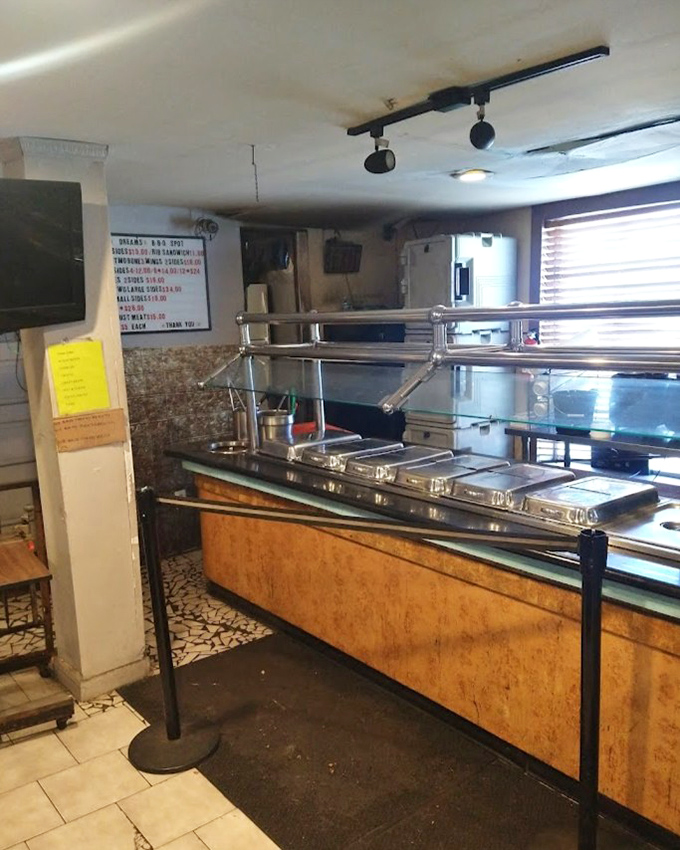 The serving line at The Dream BBQ&mdash;where dreams are dished out one smoky, saucy portion at a time.