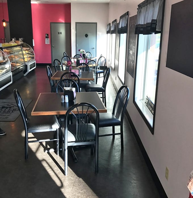 Simple tables, classic chairs, and the anticipation of something delicious&mdash;this dining room knows exactly what matters in life.