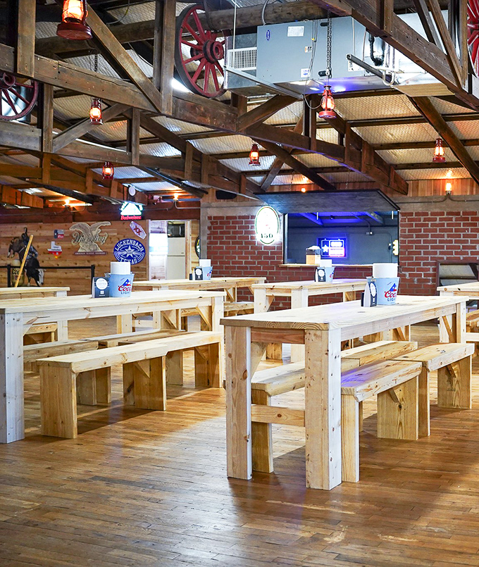 Another angle reveals the restaurant's unpretentious charm, where substance always trumps style in delicious ways.