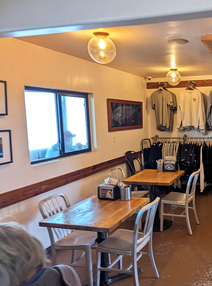 White walls, wooden accents, and merchandise that lets you take a piece of the Fish 101 experience home&mdash;casual California dining at its best.