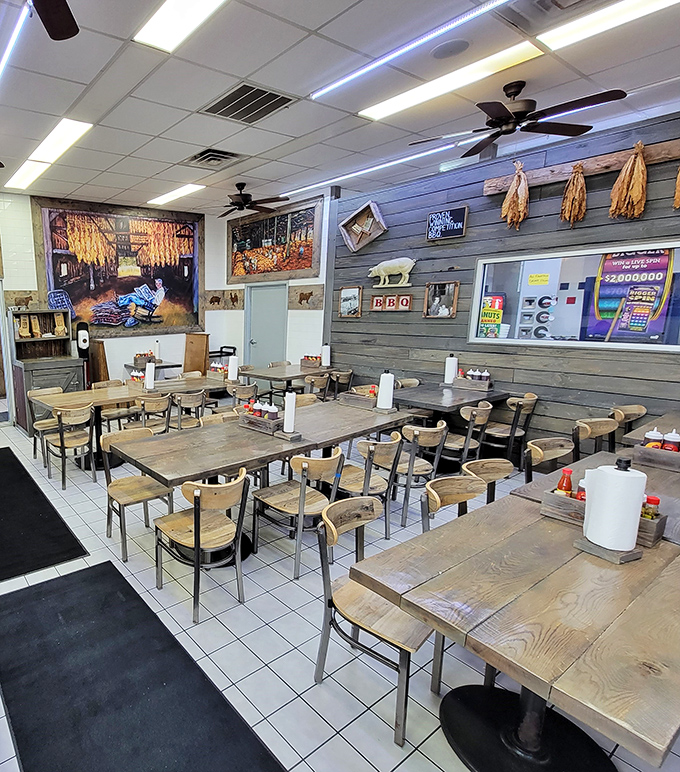The dining room: where strangers become friends united by the universal language of "mmm" and "pass the napkins."