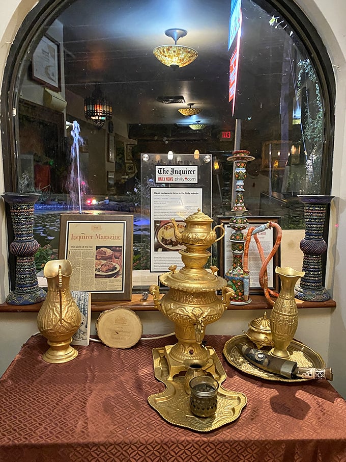 Traditional artwork and thoughtful details transform dining into a cultural journey without leaving Montgomery County.