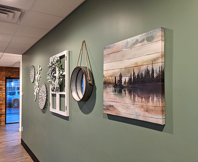 Wall art that whispers "Instagram me" while you contemplate whether to order sweet or savory &ndash; the eternal breakfast dilemma.