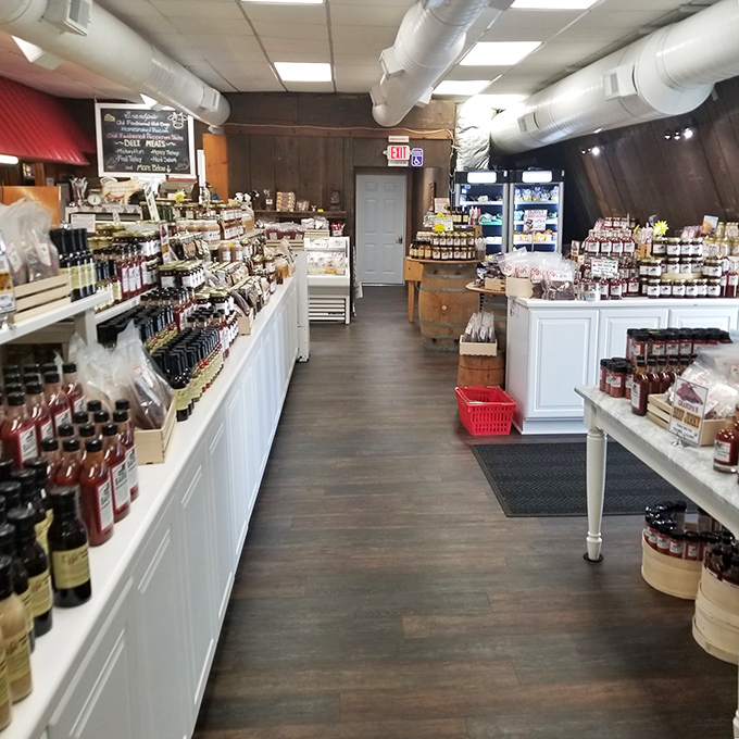 Bottles lined up like soldiers guarding flavor treasures. This aisle isn't just a shopping experience&mdash;it's a gastronomic expedition.