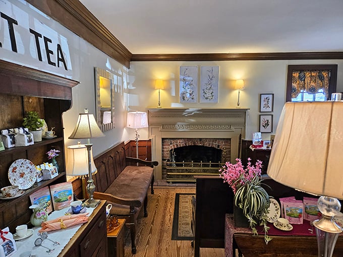 A room where teacups and conversation have been flowing since before your grandparents had their first date.