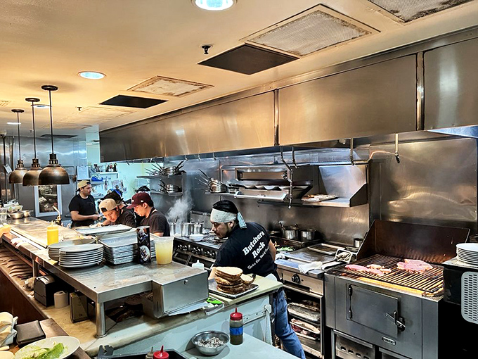 Where the magic happens&mdash;Bestia's kitchen operates with the precision of a Swiss watch and the soul of an Italian grandmother.