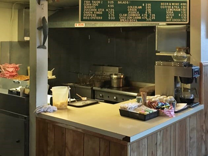 This humble kitchen produces seafood magic with equipment that would make celebrity chefs weep, proving fancy gadgets aren't the secret to deliciousness.