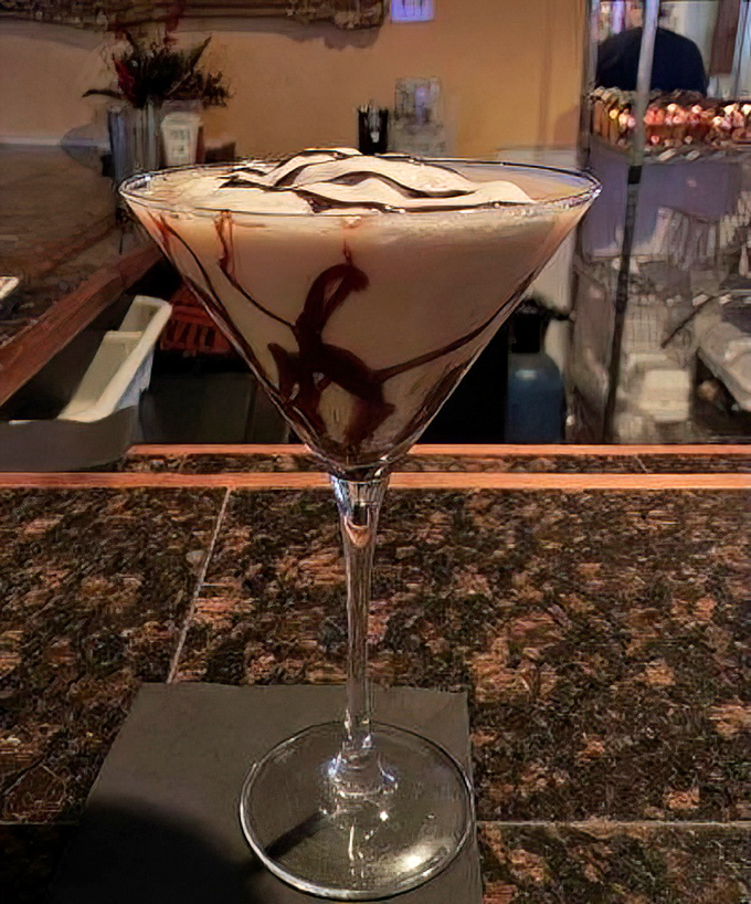 A dessert martini that makes adulting worthwhile. When your sweet tooth and your need for sophistication meet.