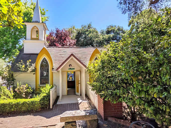 This charming chapel isn't for actual weddings&mdash;unless you're marrying your childhood imagination to adult nostalgia.