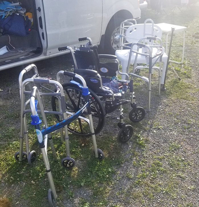 Mobility aids with miles of stories. These gently used walkers and wheelchairs await second chapters, offering independence at bargain prices.