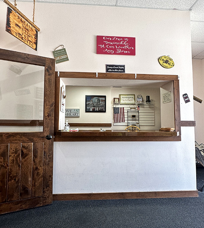 The order window where breakfast dreams become reality and every request is met with Southern charm.