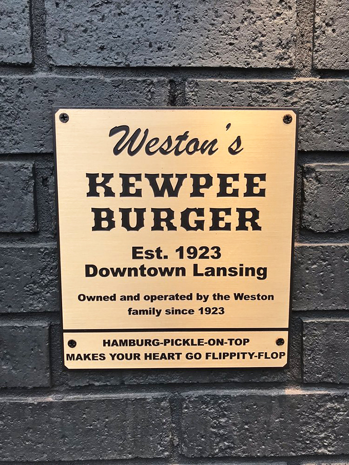 "Hamburg-pickle-on-top makes your heart go flippity-flop" &ndash; truer words were never written on a restaurant plaque.