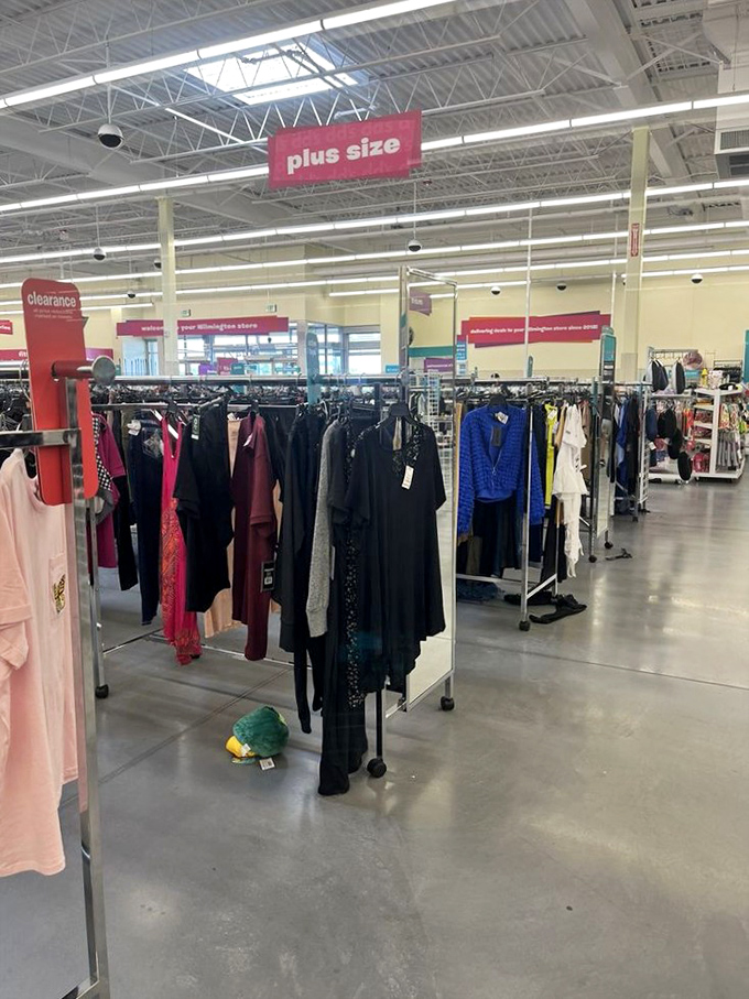 The plus-size section offers stylish options that don't feel like an afterthought, proving fashion is for every body.