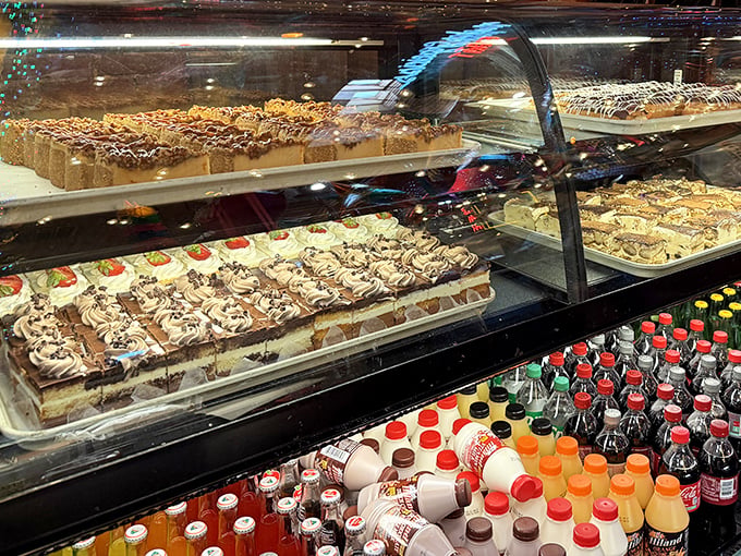 The bakery case&mdash;where willpower goes to die and happiness begins. Resistance is futile, just point and smile.