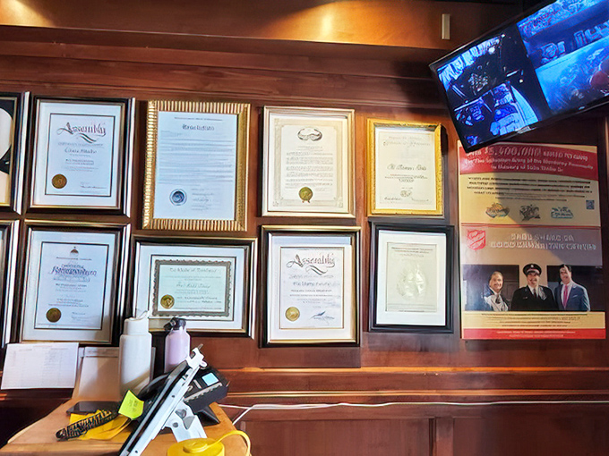 Wall of fame proves what locals already know &ndash; excellence gets noticed, even in a tourist zone.