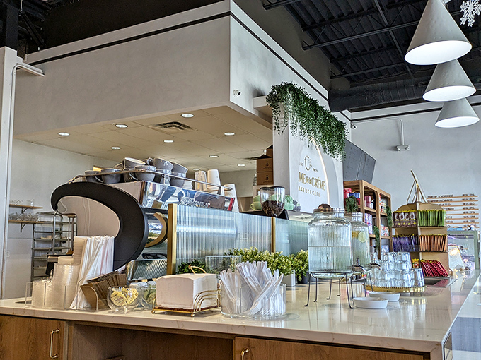 The barista's command center where liquid dreams come true. Fresh ingredients and proper tools—the foundation of any respectable coffee operation.