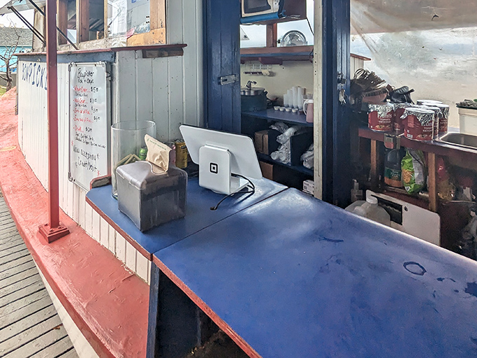 Modern meets maritime &ndash; even fishing boats need to keep up with the times, apparently.