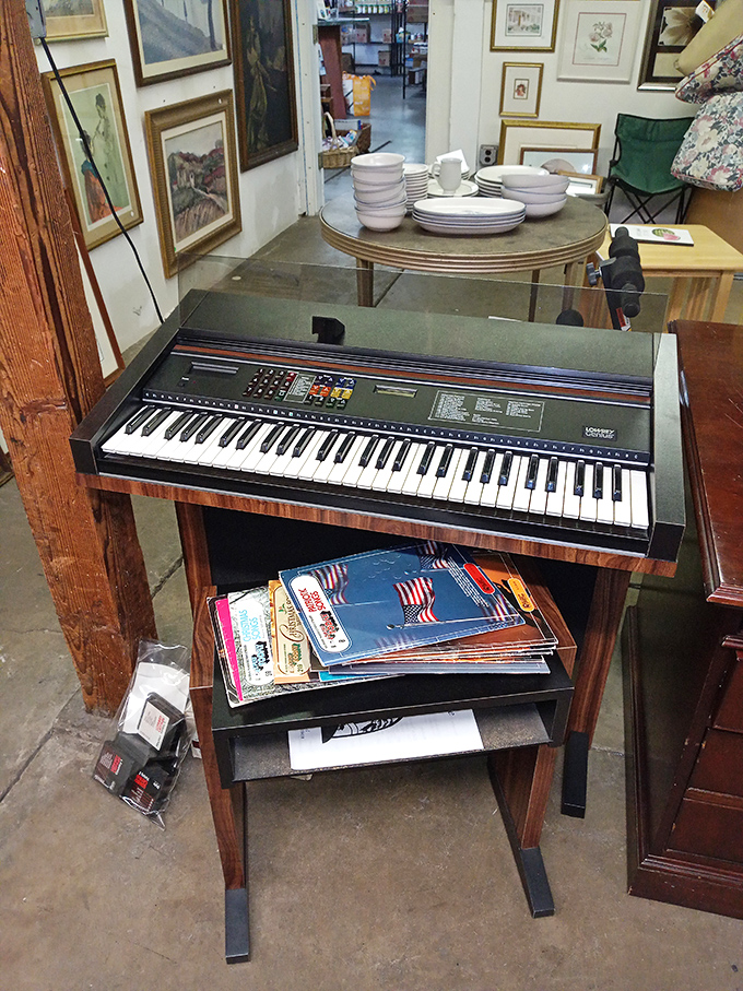 That vintage keyboard isn't just an instrument&mdash;it's a time machine to family singalongs and "Heart and Soul" duets of decades past.