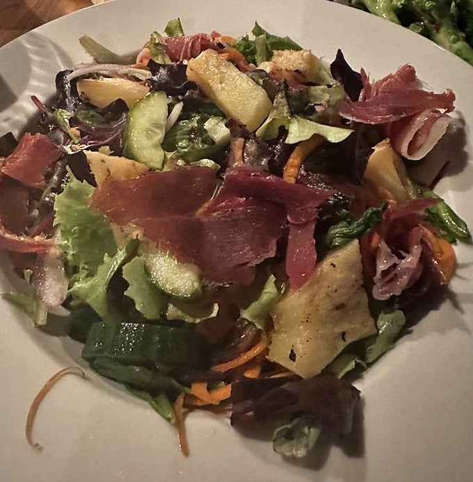 A salad that doesn't apologize for being healthy &ndash; fresh, vibrant, and substantial enough to satisfy even dedicated carnivores.