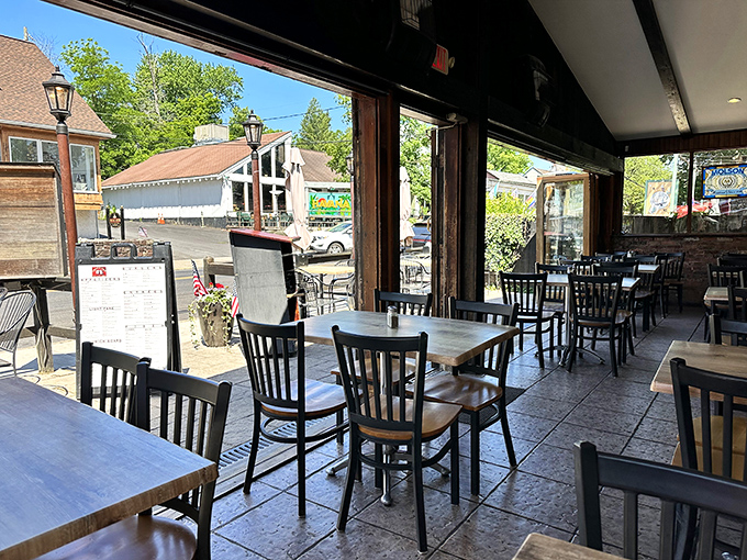 Tables waiting for memories to be made. In the restaurant business, empty chairs are full of possibility.