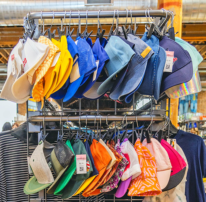 Hat heaven for the headwear enthusiast. From sports allegiances to fashion statements, your next signature look hangs in this colorful lineup.