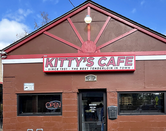 "The best tenderloin in town" isn't just a slogan&mdash;it's a seven-decade promise kept daily behind that iconic red facade.