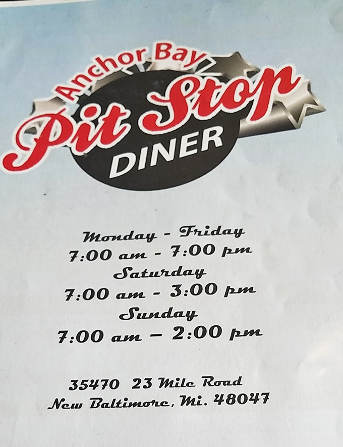 The hours posted like a promise – open early when you need that morning fix. The address on 23 Mile Road is worth committing to memory.