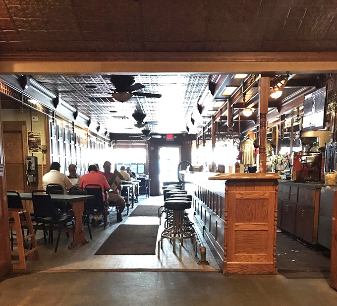 Inside, where anticipation builds and the smell alone is worth the drive from three counties over.