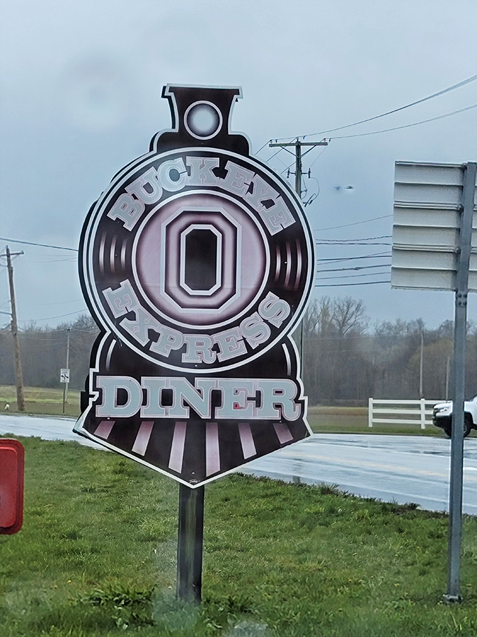 Not all heroes wear capes – some wear train conductor hats! This iconic sign welcomes hungry travelers to a uniquely Ohio dining experience.