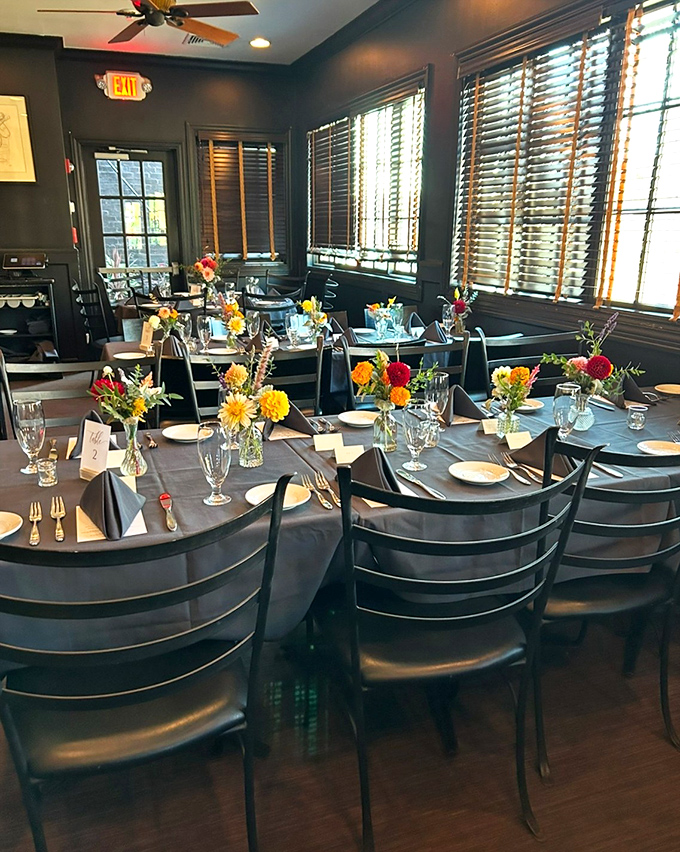 Private dining done right &ndash; where flowers in tiny vases promise that tonight's gathering will be remembered long after the plates are cleared.