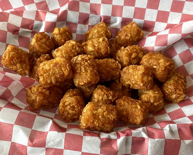 Tater tots that graduated with honors from the school of perfect frying. Golden, crispy crowd-pleasers that make adults feel like happy kids.