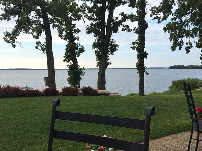 Lake Koshkonong stretches out like nature's dinner theater, proving that sometimes the best appetizer is simply a view that feeds the soul.
