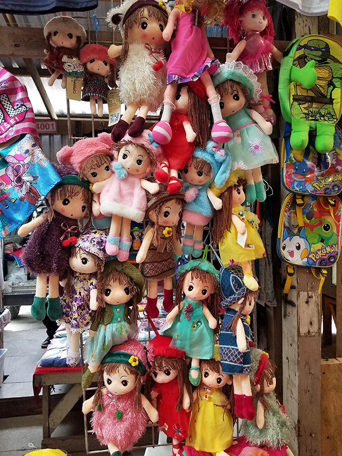 Doll mountain! This charming collection of plush companions ranges from princess-perfect to slightly concerning, but there's one for every child's taste.